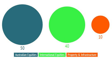 Aggressive Risk Profile Chart - Circle Chart – Templated