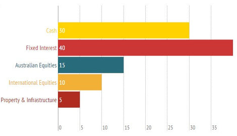 Conservative Risk Profile Chart - Bar Chart – Templated