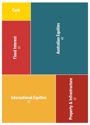 Growth Risk Profile Chart - Block Chart – Templated