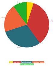 Moderate Risk Profile Chart - Pie Chart – Templated
