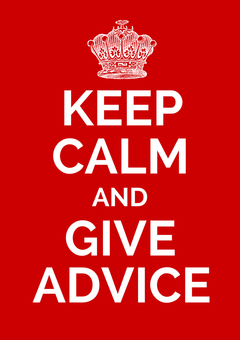 Office Poster - Give Advice – Templated