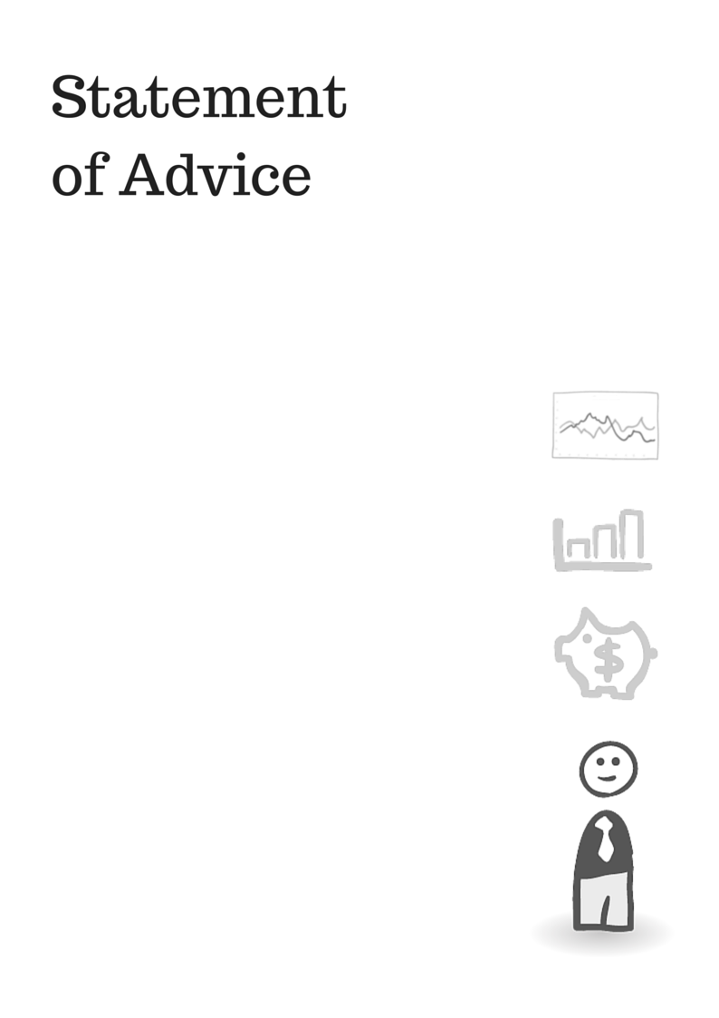 Statement of Advice Cover Page – Drawn – Templated