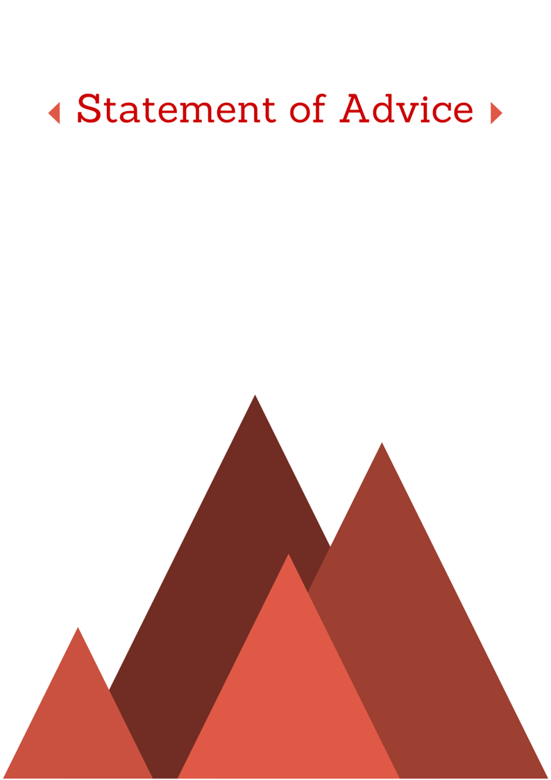 Statement of Advice Cover Page – Hills – Templated